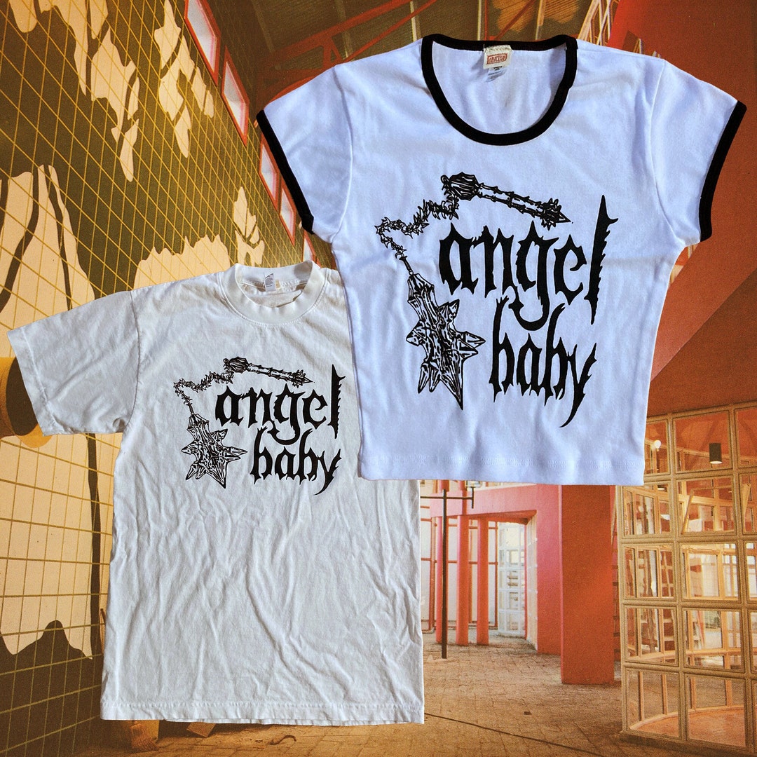 Metal Angel Baby Screen Printed T Shirt | Punk | Morning Star | Goth ...