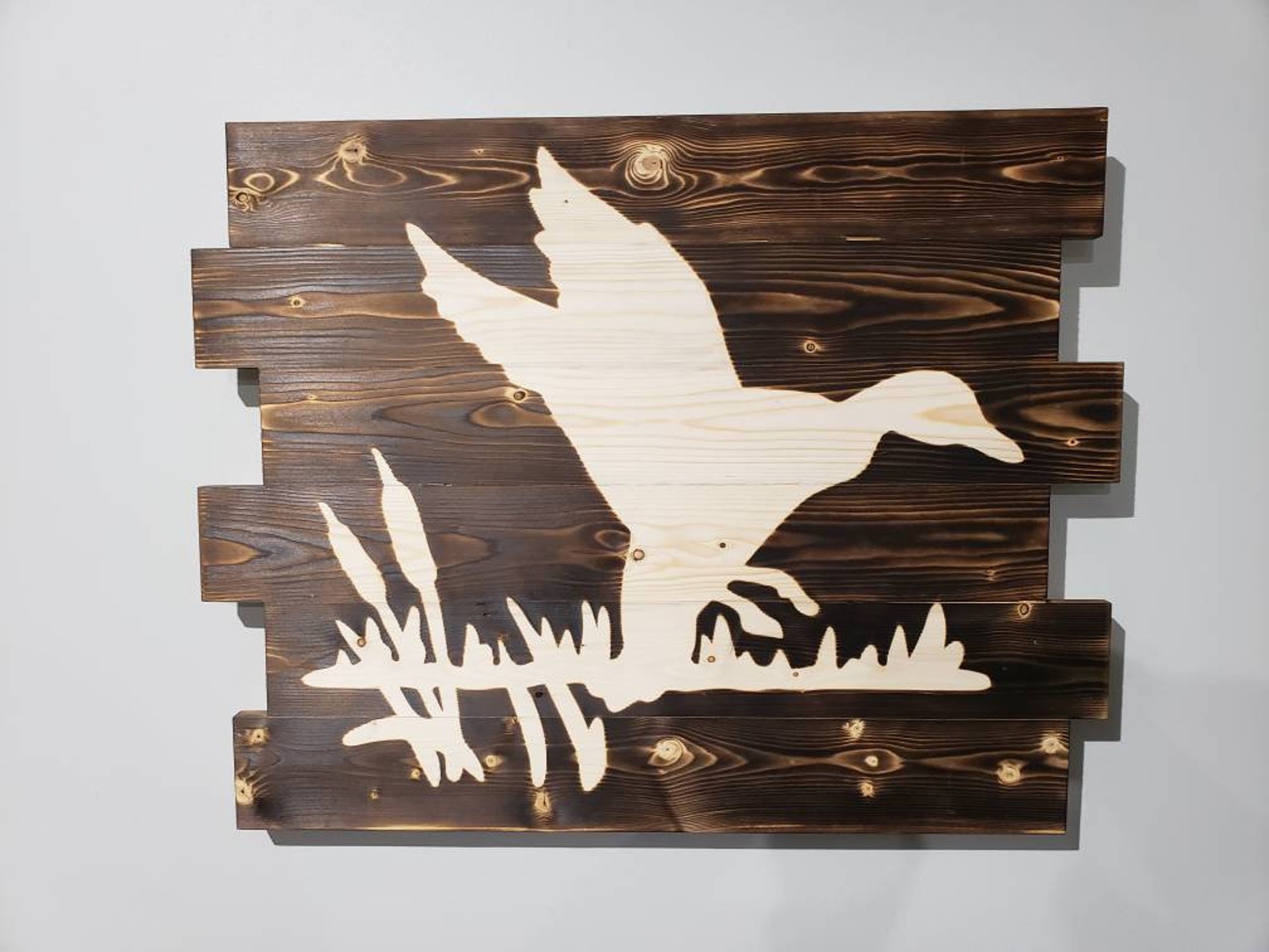 Duck Hunting Waterfowl Hunting Outdoors Wooden Wall Art - Etsy