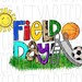 Field Day Png Sublimation Digital Download Hand Drawn | Etsy