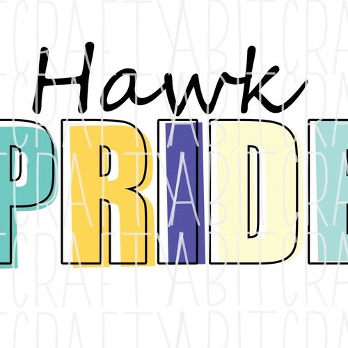 Hawks/hawk Pride Svg/png/sublimation Back to School Mascot - Etsy