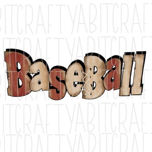Baseball PNG, Sublimation, Digital Download, Hand Drawn - Etsy