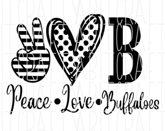 Peace Love Hair Svg Png Sublimation Digital Download - Etsy