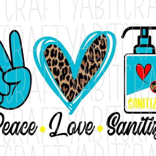 Peace Love Learn Svg/png/sublimation/digital Download | Etsy