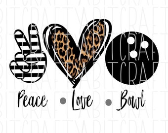 Peace Love Hockey Svg Png Sublimation Digital Download | Etsy