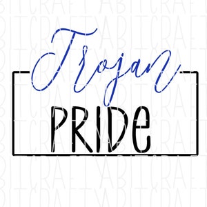 Trojan Pride Mascot Svg, Png, Sublimation, Digital Download - Etsy
