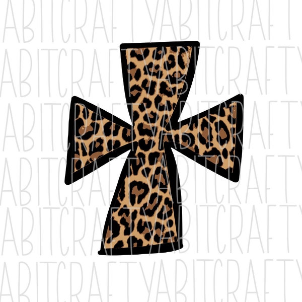 Cheetah Leopard Cross Svg - Etsy