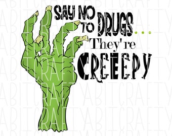 No to Drugs/drug Free Png Sublimation Digital Download | Etsy