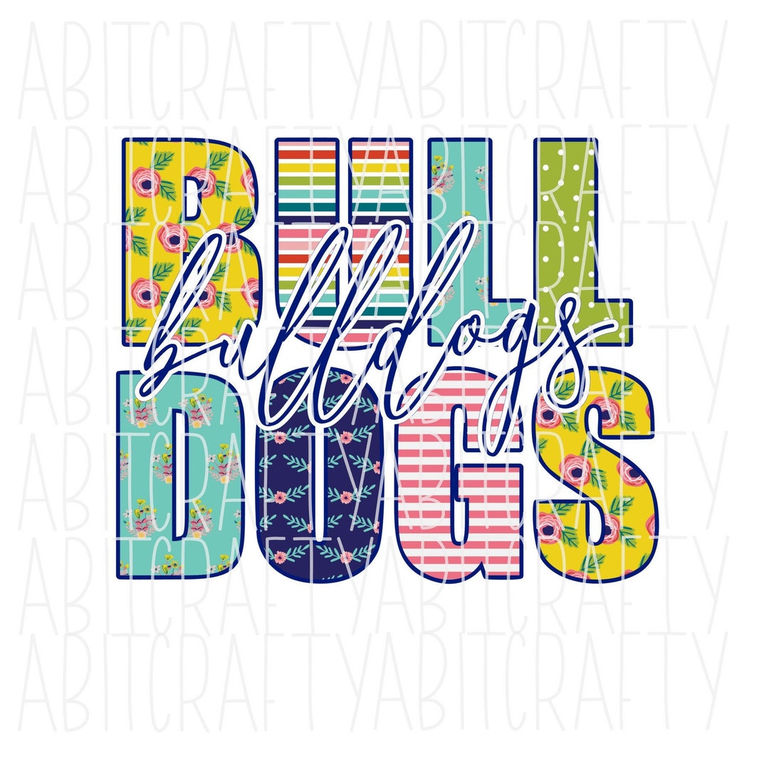 Bulldogs Sublimation/bulldogs/back to School/football/team Spirit/teach ...