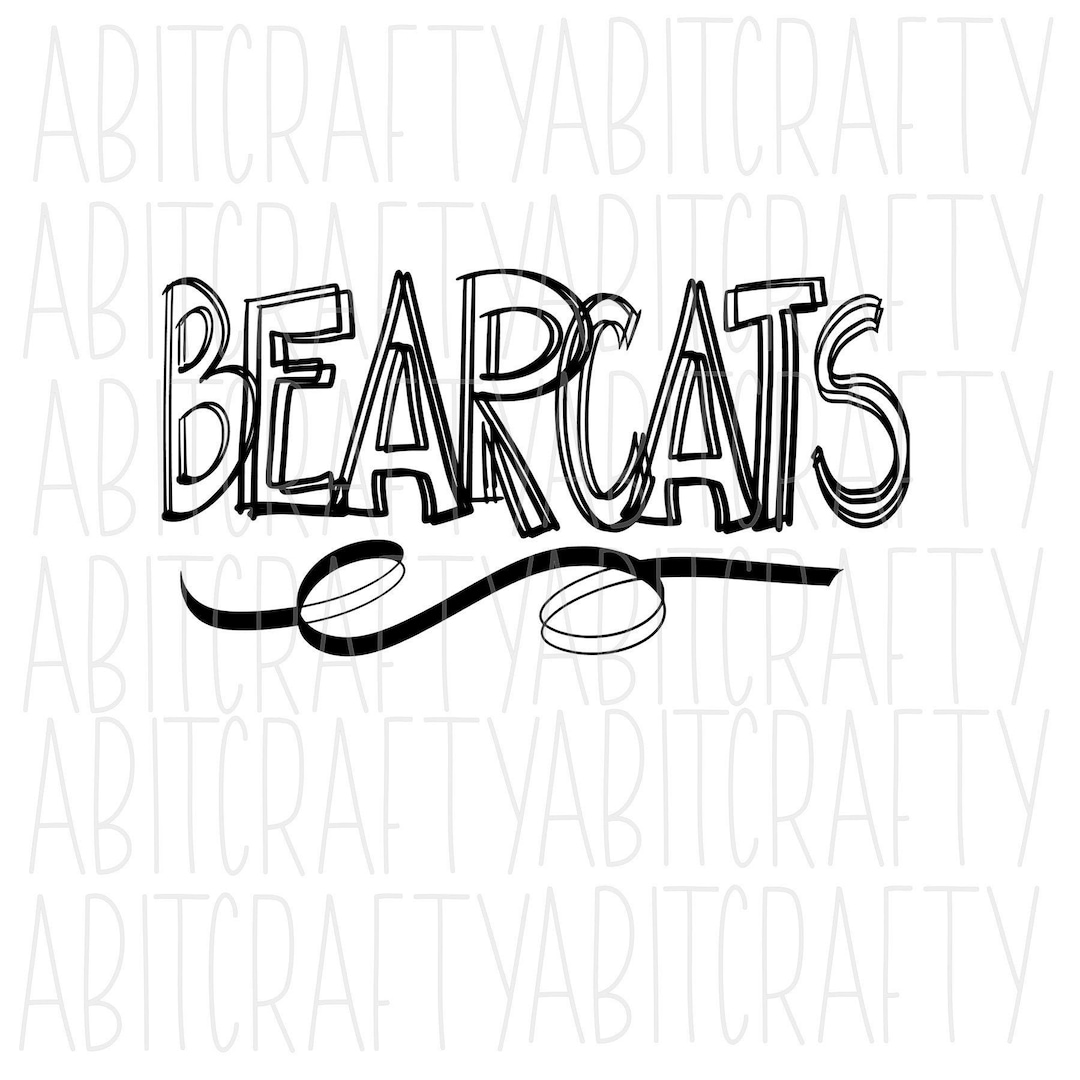 Bearcats Svg, Png, Sublimation, Digital Download, Cricut, Silhouette ...