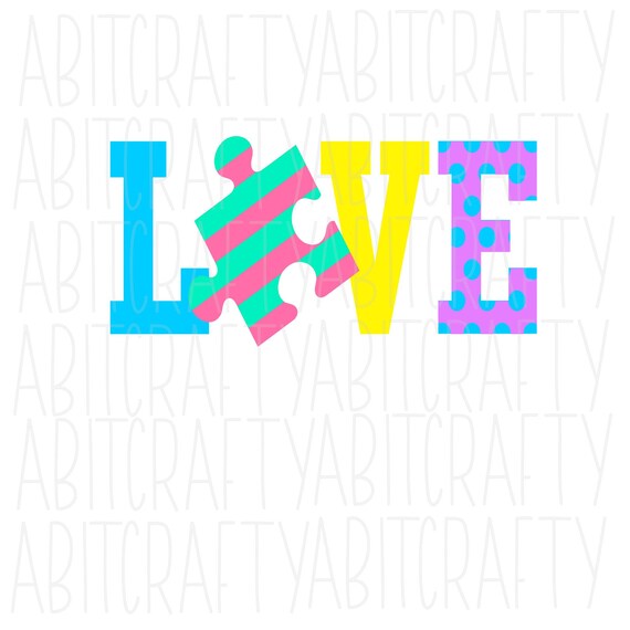 Digital Autism Arrows with hearts/Autism Awareness print n cut digital ...