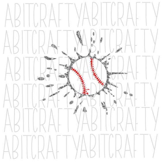 Paint Splash Baseball Svg Png Sublimation Digital Download | Etsy