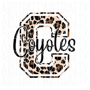 Leopard Coyotes Png/sublimation, Digital Download, DTG, Print Then Cut ...