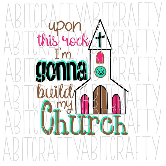 Church SVG PNG Sublimation Digital Download Cricut - Etsy
