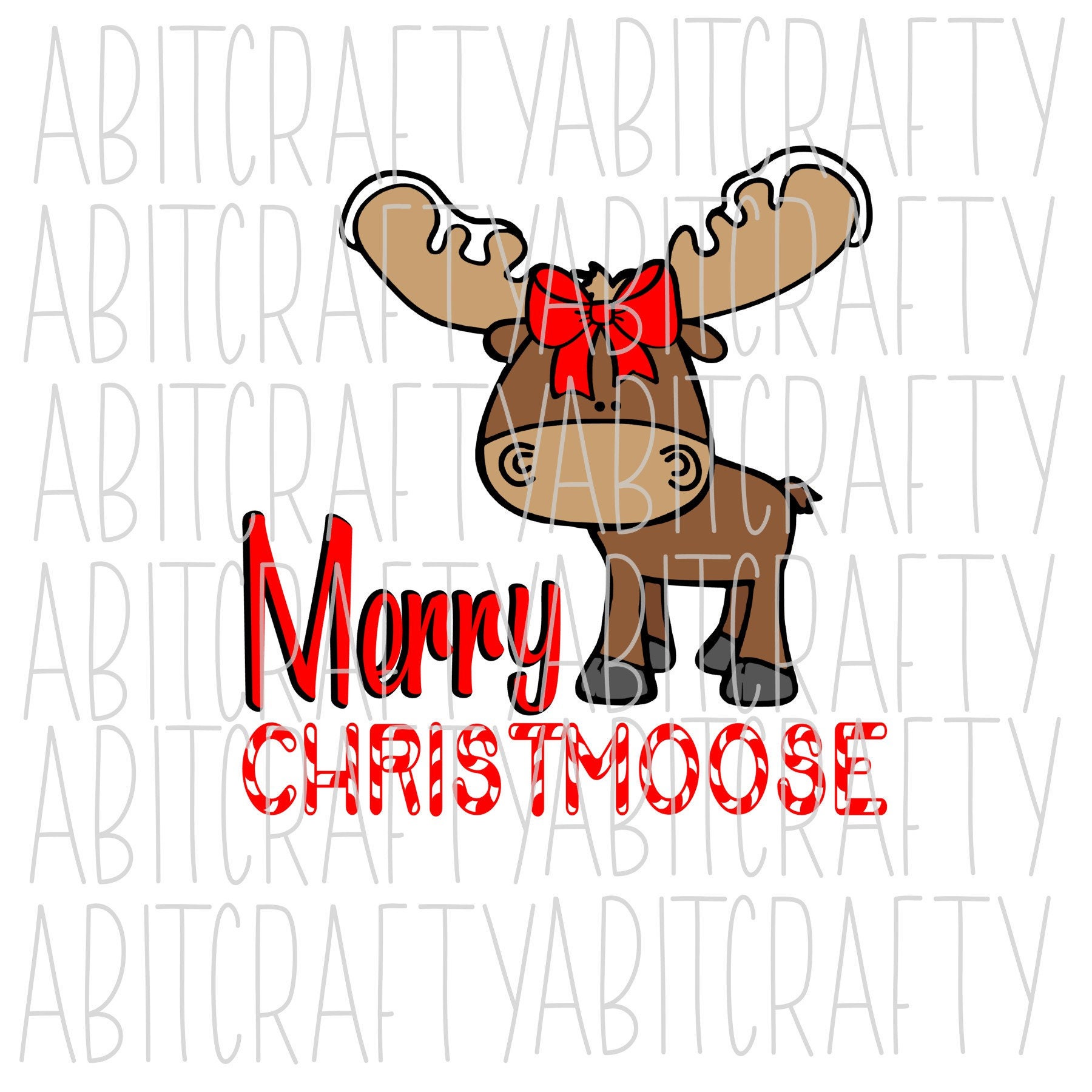 Merry Christmoose Svg Png Jpeg Sublimation Digital | Etsy