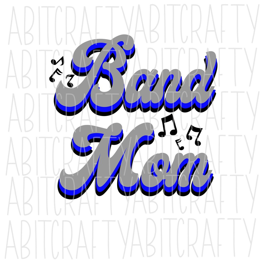 Band Svg, Png, Sublimation, Digital Download, Cricut, Silhouette ...