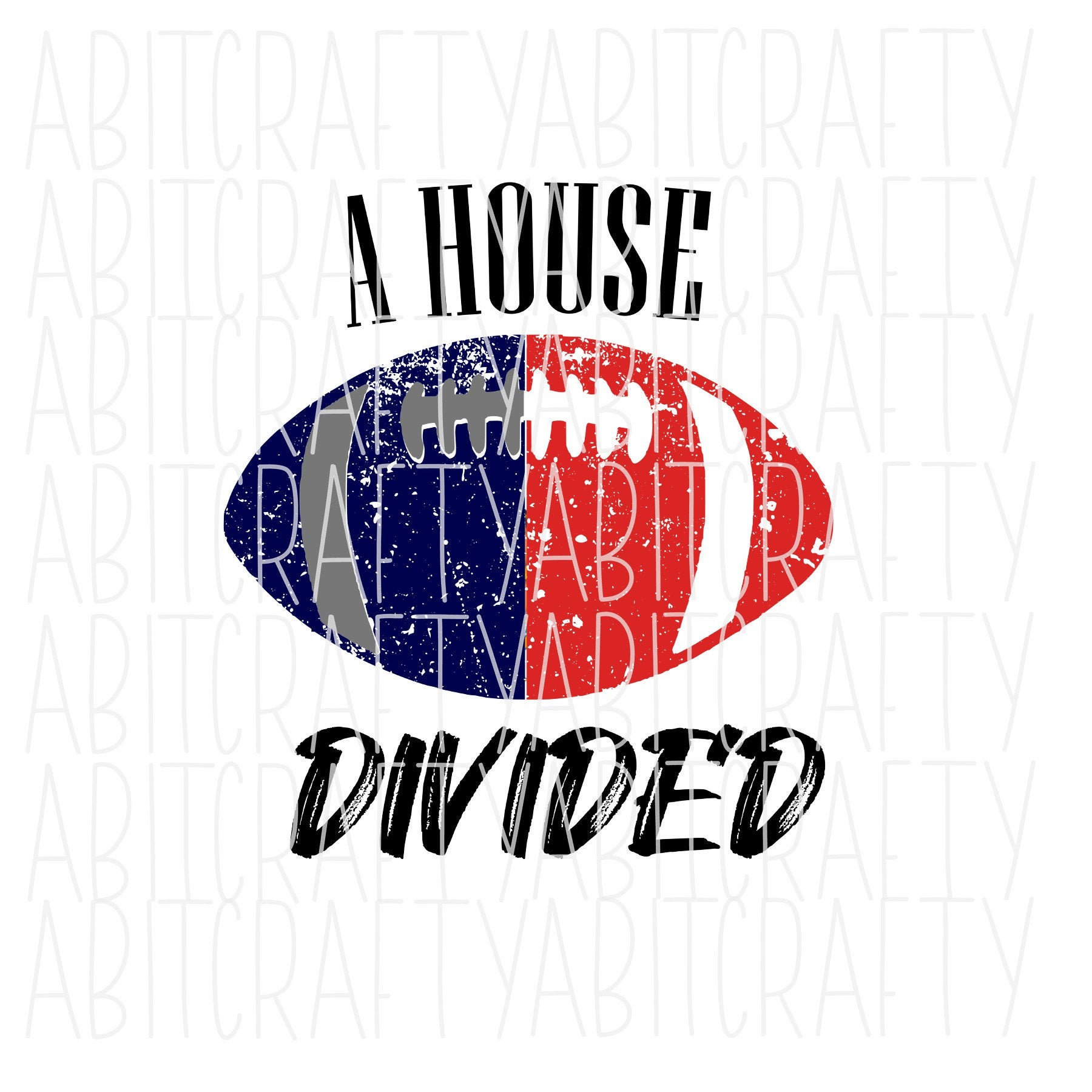 Split Football png digital download sublimation silhouette | Etsy