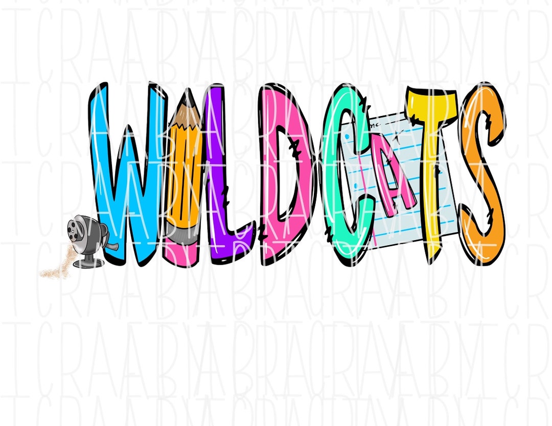 Wildcats School Png/mascot/digital Download/sublimation - Etsy