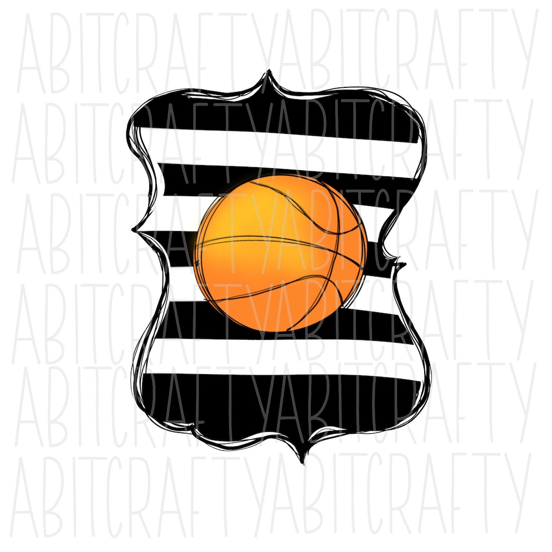 Basketball Frame Png, Sublimation, Digital Download - Hand Drawn - Etsy