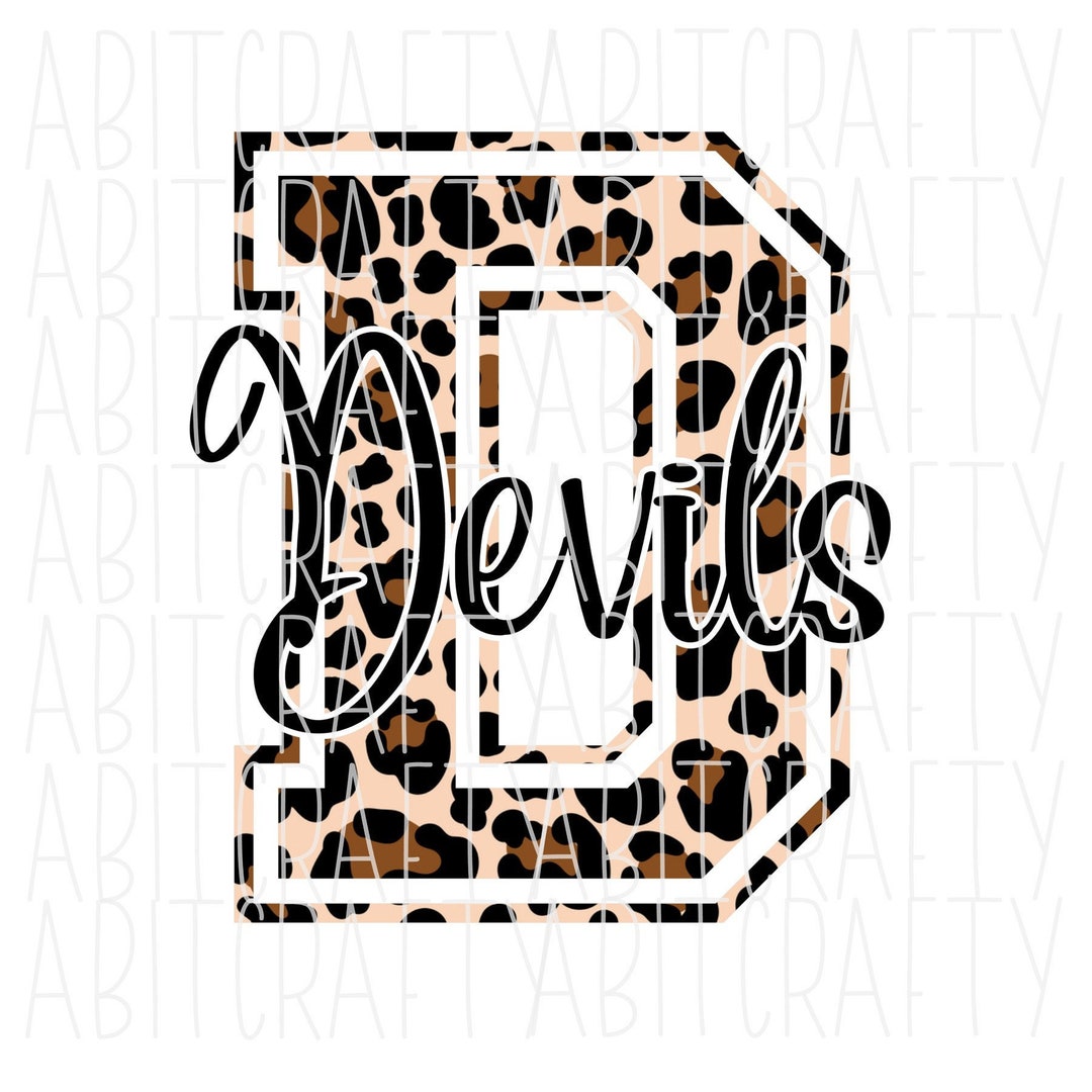 Leopard Devils Png/sublimation Digital Download - Hand Drawn - Etsy