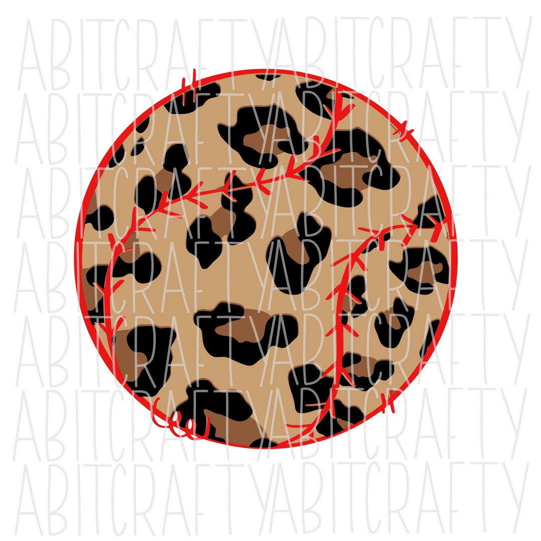 Leopard Baseball/svg, PNG, Sublimation, Digital Download, Silhouette ...