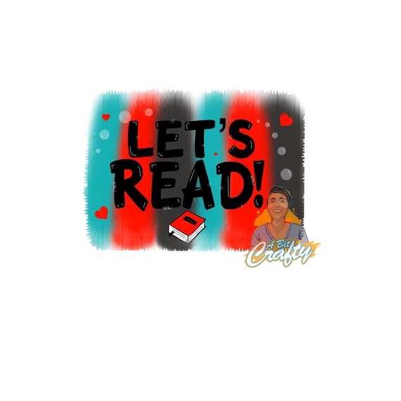 Let's Read PNG Sublimation Digital Download - Etsy