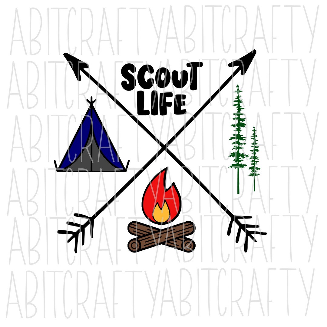 Scout Life/svg, PNG/ Sublimation, Digital Download, Cricut, Silhouette ...
