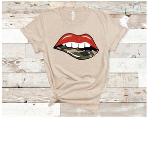 Camo Lips/tongue PNG, Sublimation, Digital Download, Cricut, Silhouette ...