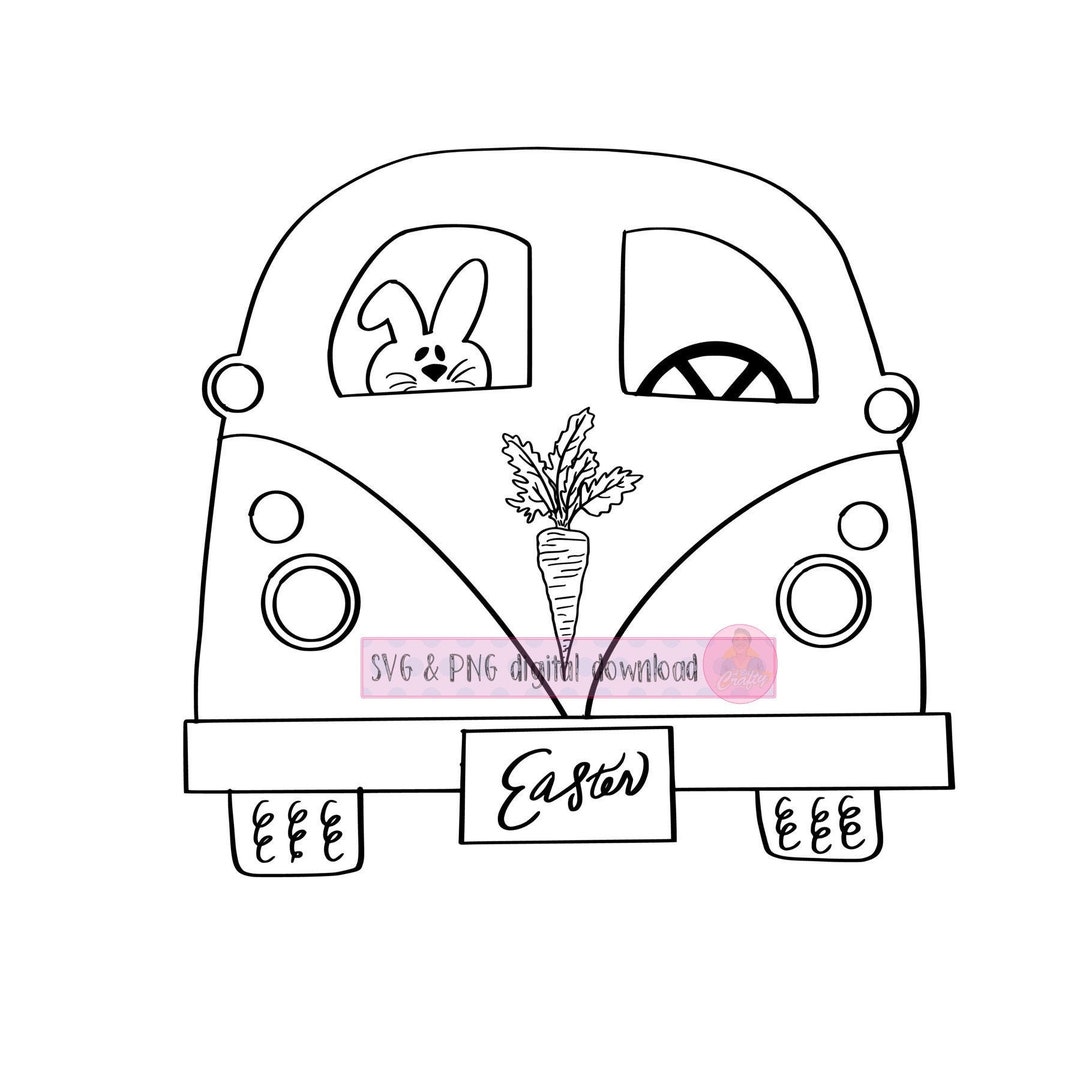 Easter Bunny Car/boy Bunny/spring SVG, PNG, Sublimation, Digital ...