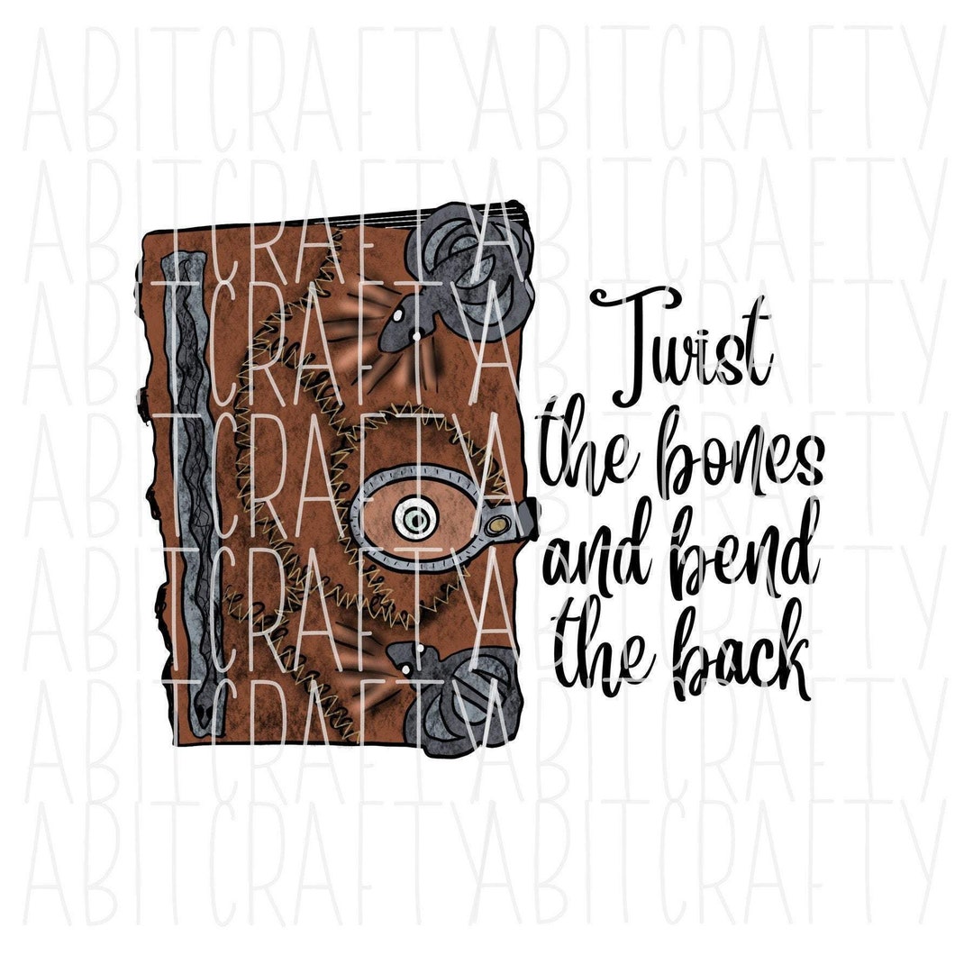 Halloween Movie/witch/spell Book/png/sublimation/digital Download Hand ...