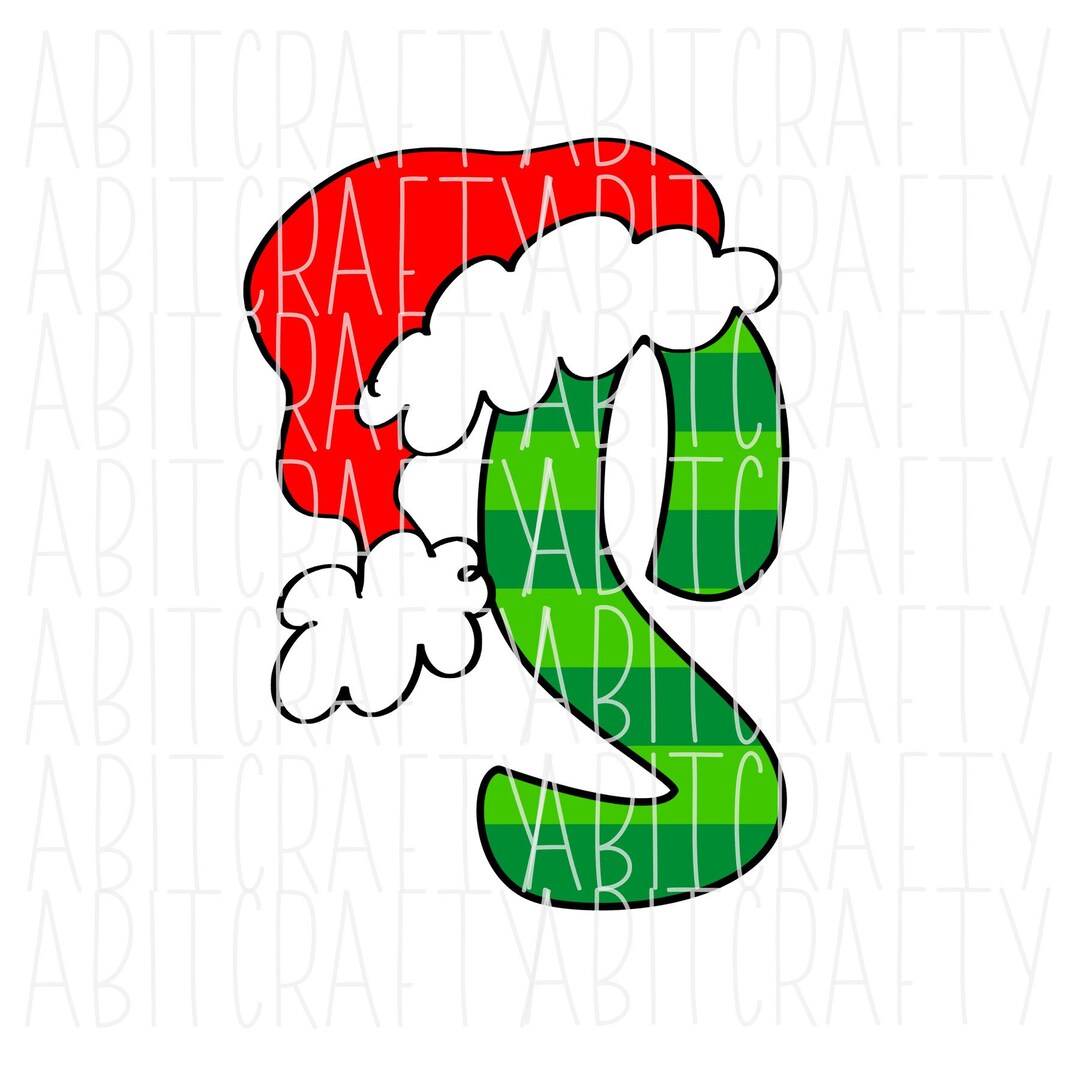 Letter S/mascot/team/initial/christmas/monogram/xmas/santa Hat Svg/ Png ...