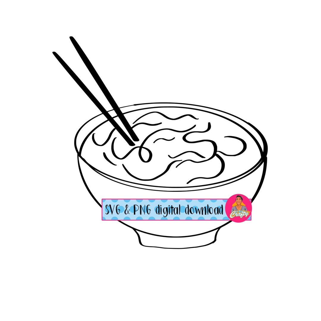 Soup/noodle SVG, PNG, Sublimation, Digital Download, Cricut, Silhouette ...