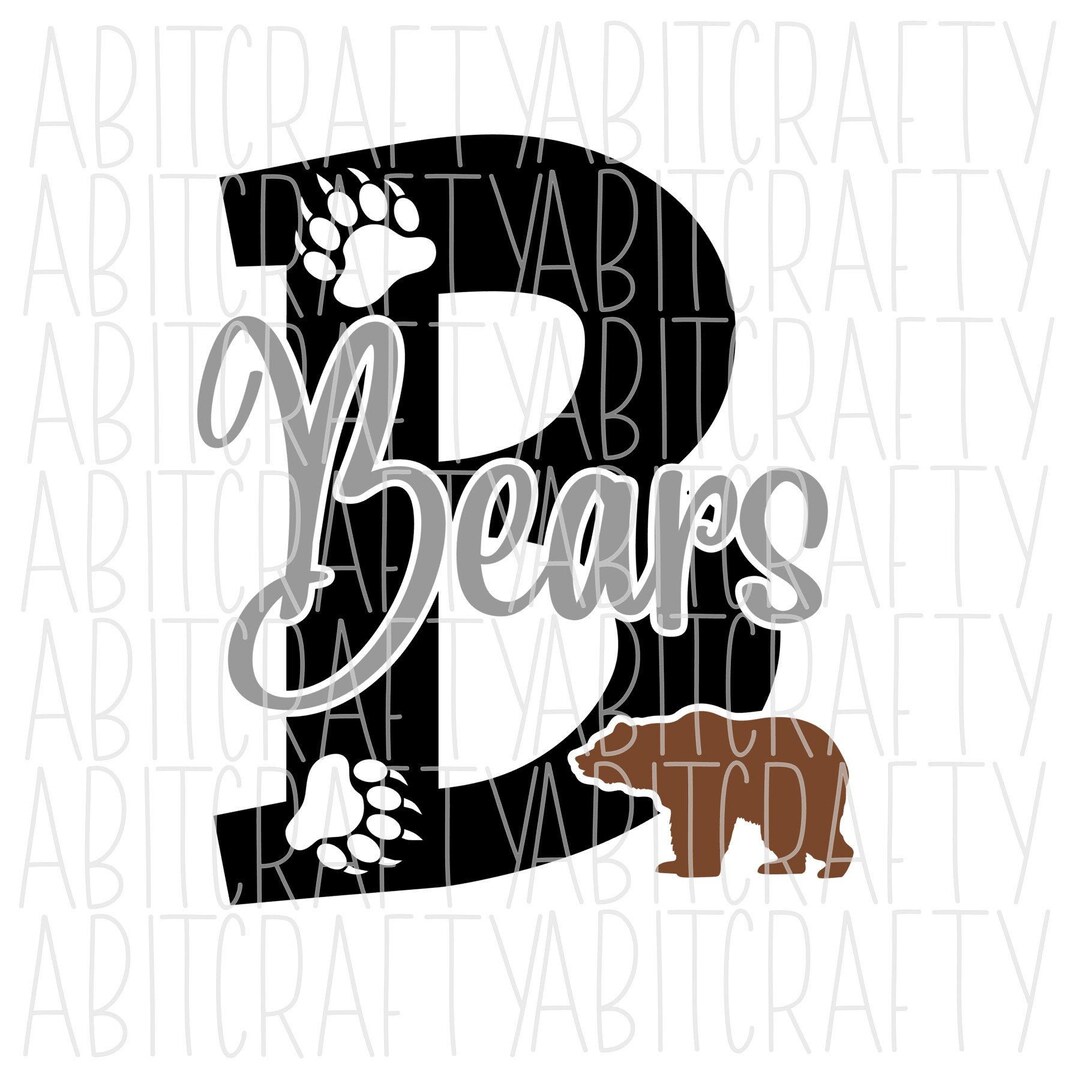 Bears SVG, Png/sublimation File, Digital Download, Cricut, Silhouette ...