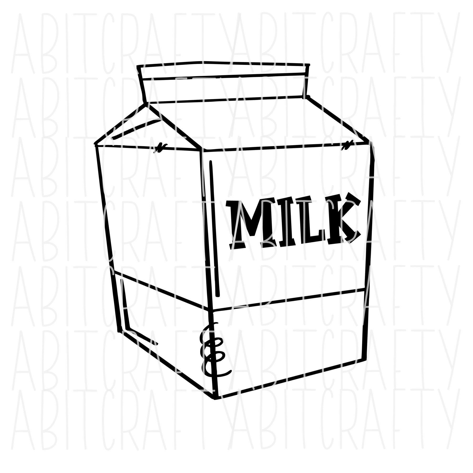 School Milk Carton Clip Art