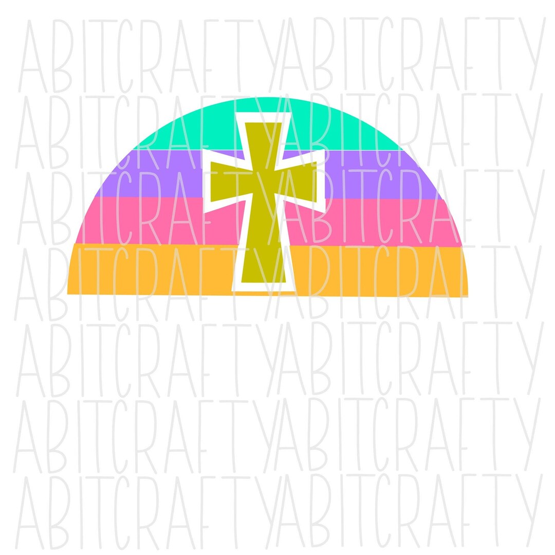 Sunset Cross Svg, Png, Sublimation, Digital Download, Cricut ...
