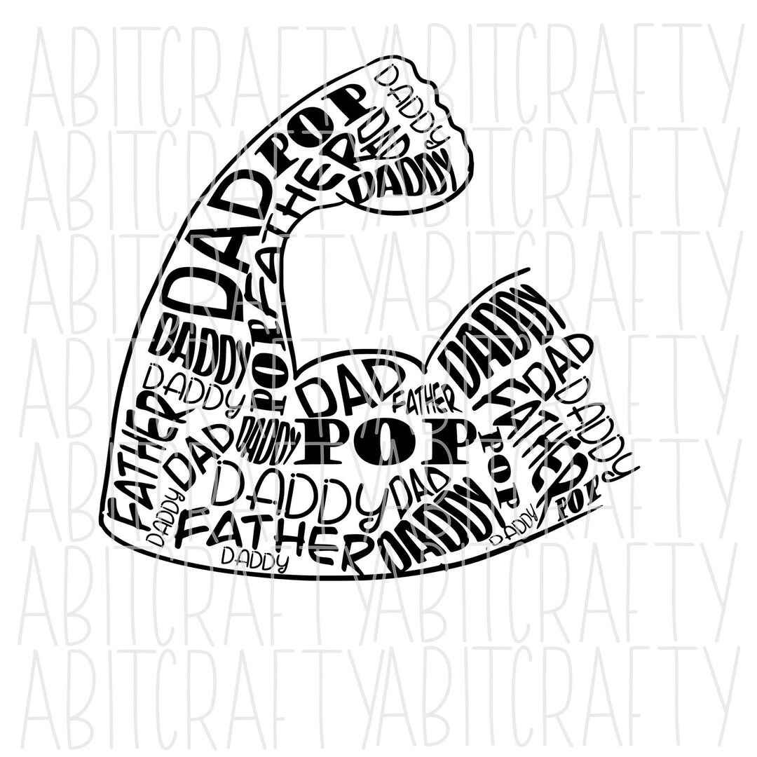 Dad/strong/father's Day SVG, PNG, Sublimation, Digital Download, Vector ...