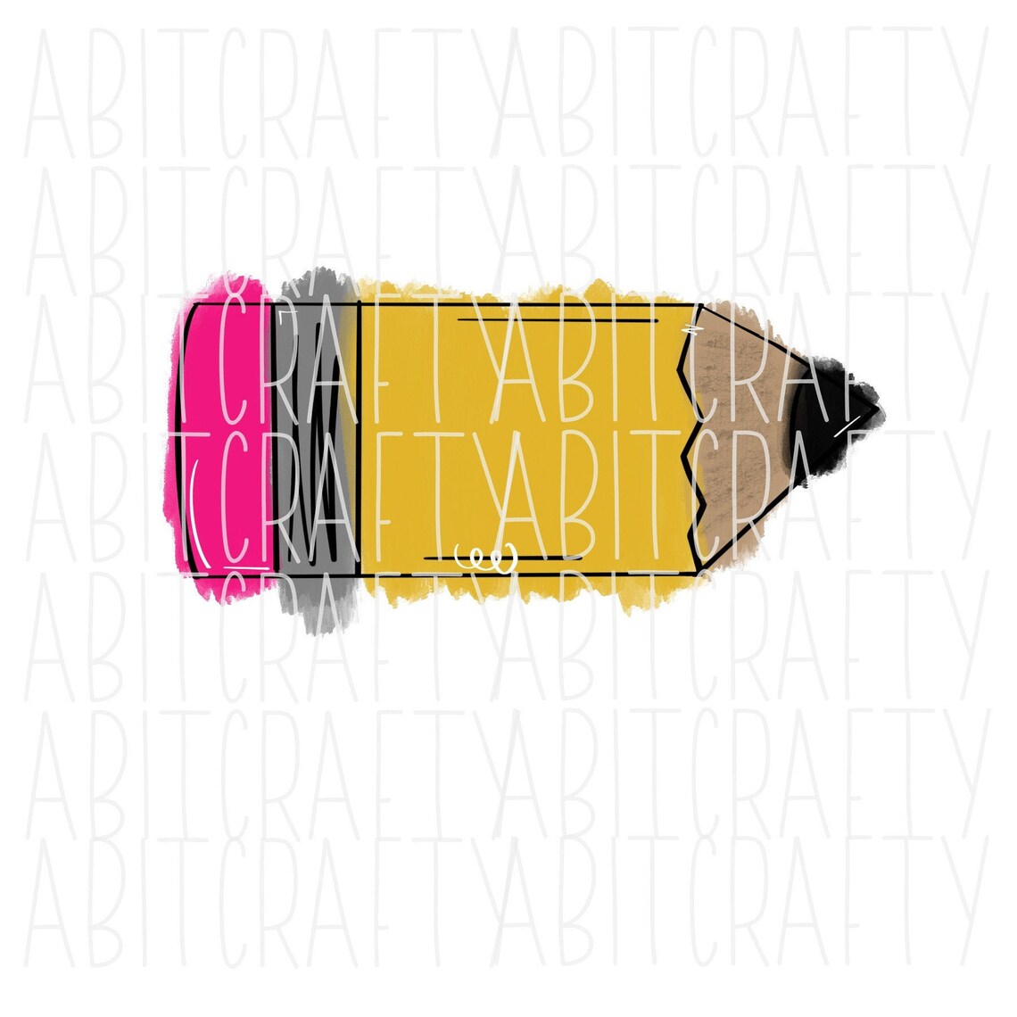 Watercolor Pencil PNG Sublimation/digital Download Hand - Etsy