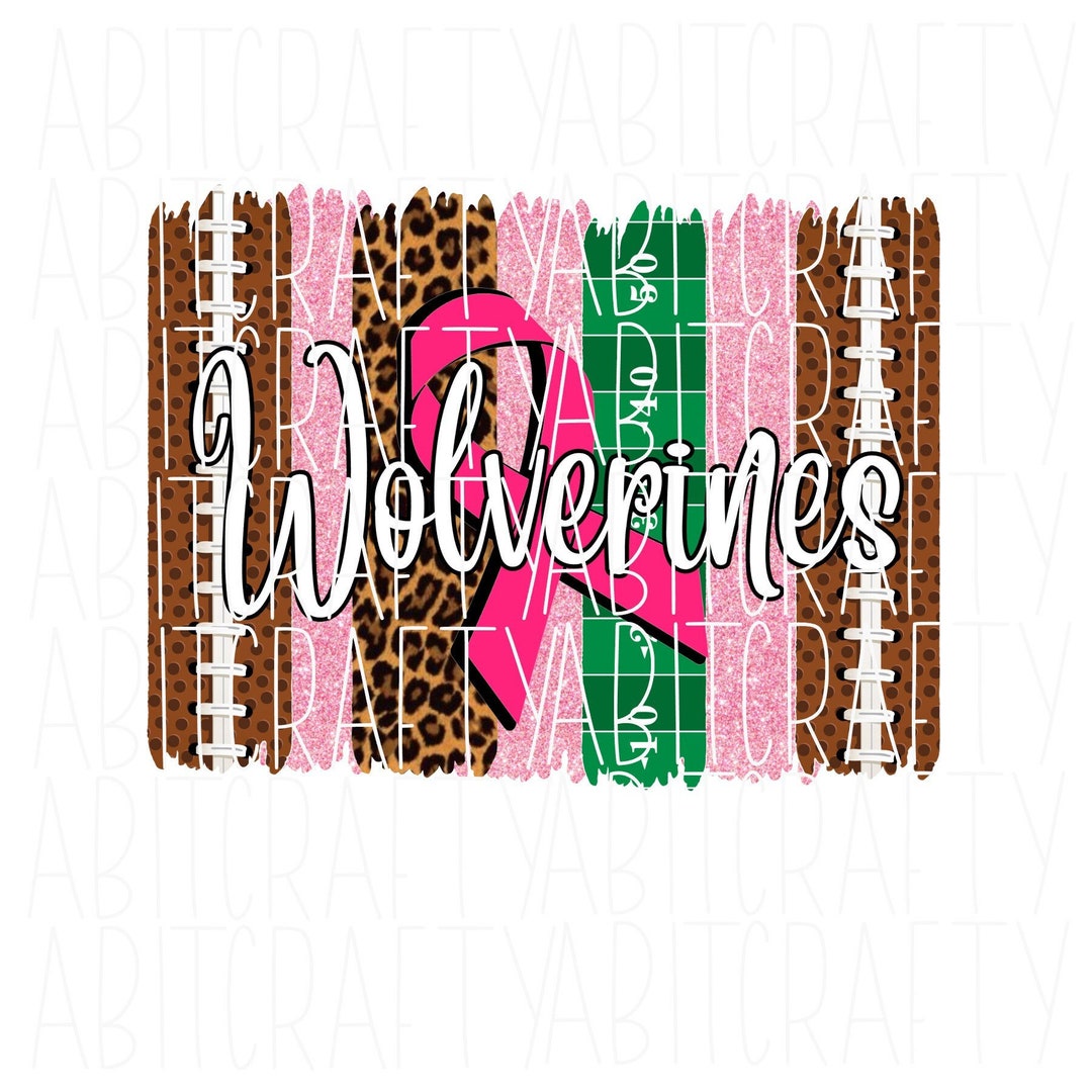 Cancer Awareness/fight/cure/wolverines Png/mascot/digital Download ...