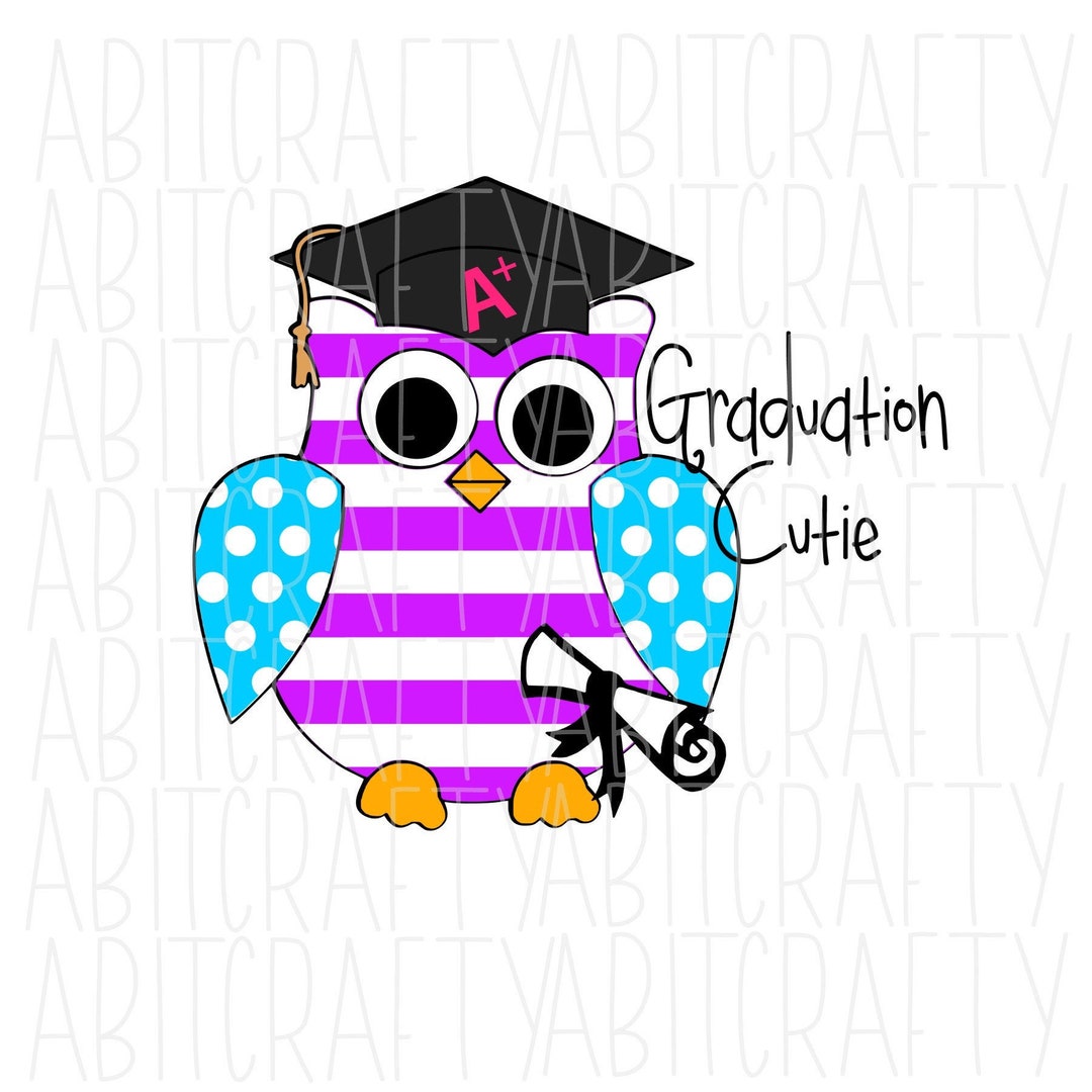 Graduation Owl, Graduation Cutie Svg, Png, Sublimation, Digital ...