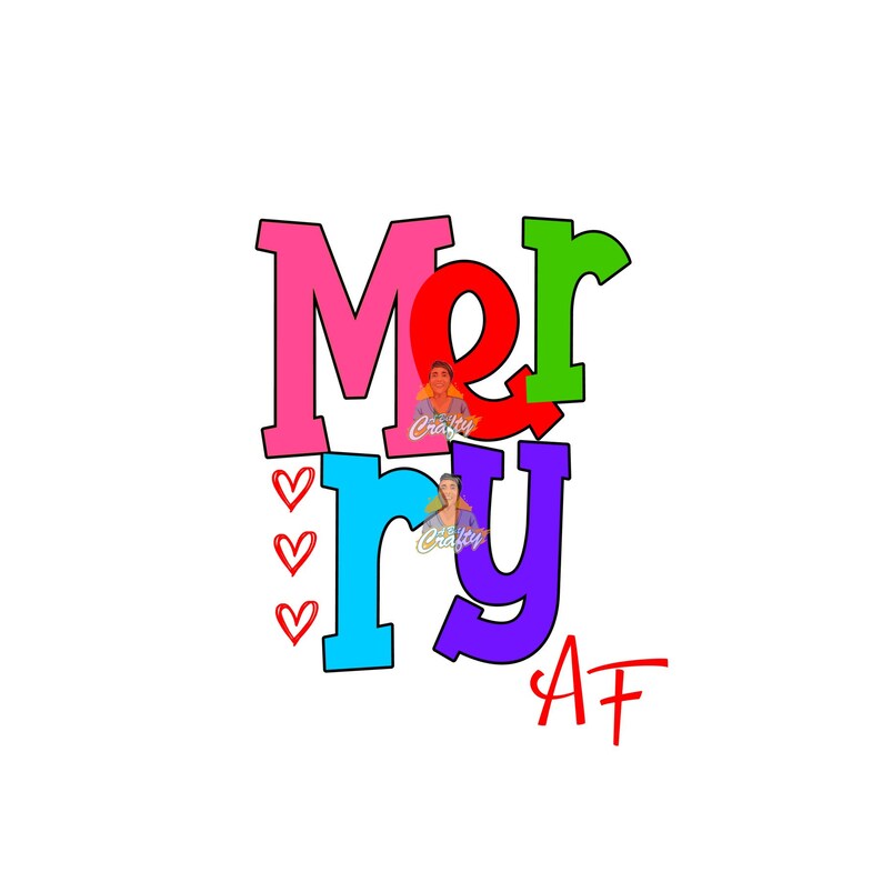 Merry Svg Png Sublimation Digital Download Cricut | Etsy