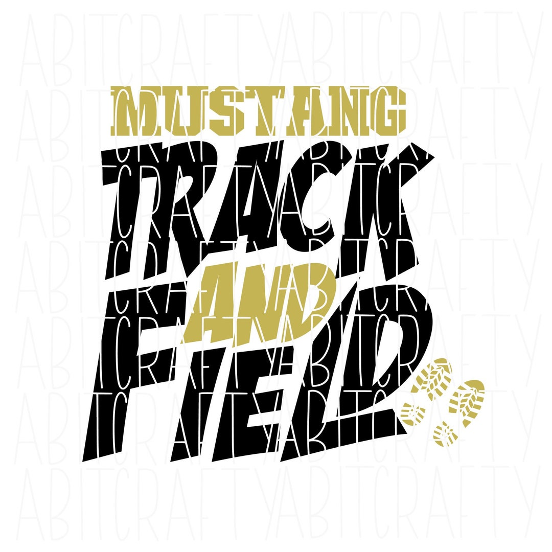Mustangs Track and Field/mustang Sublimation Svg/png/sublimation ...