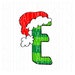 Letter E/mascot/team/initial/christmas/monogram/xmas/santa Hat Svg/ Png ...