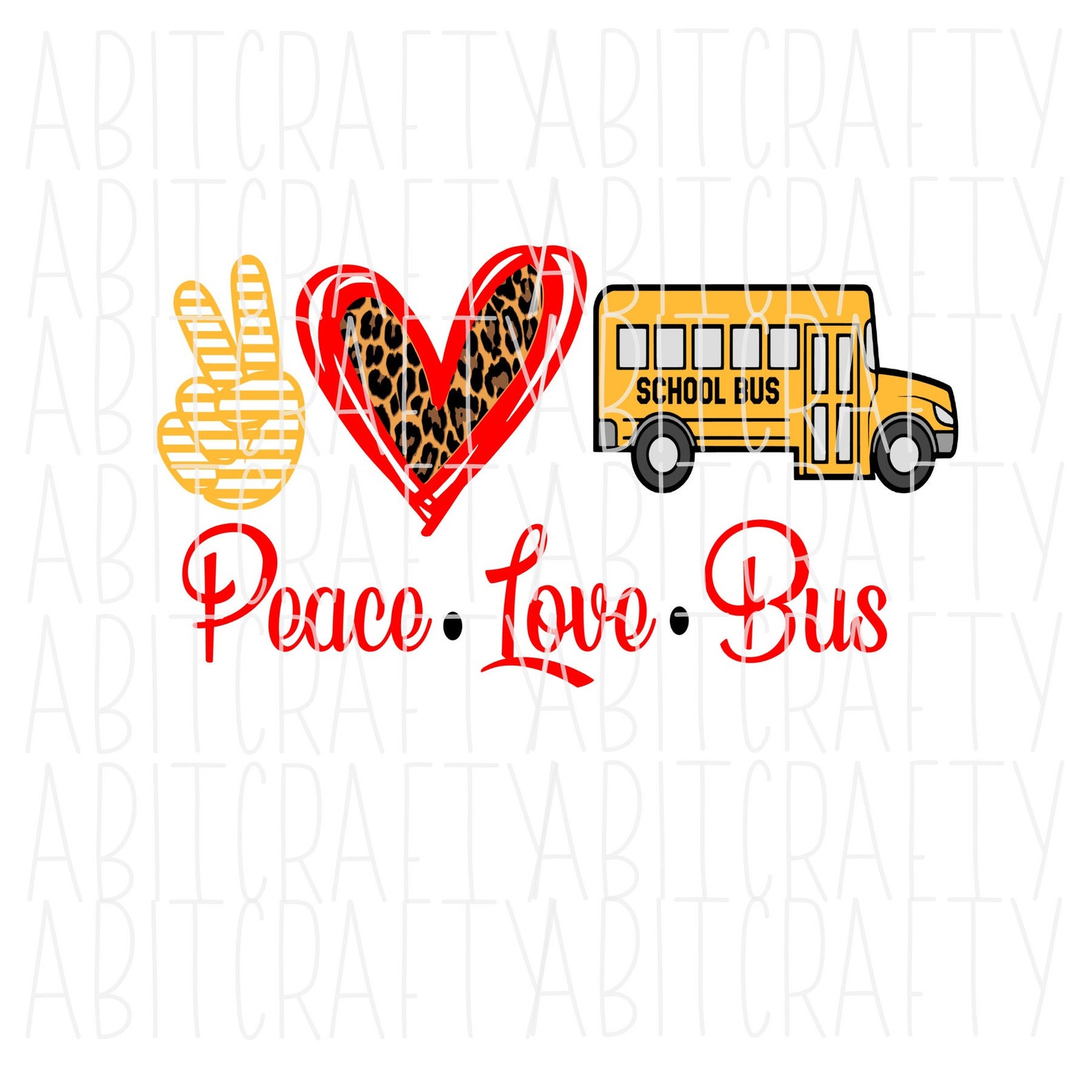 Peace Love Bus Driver Svg/png/sublimation/digital Download - Etsy