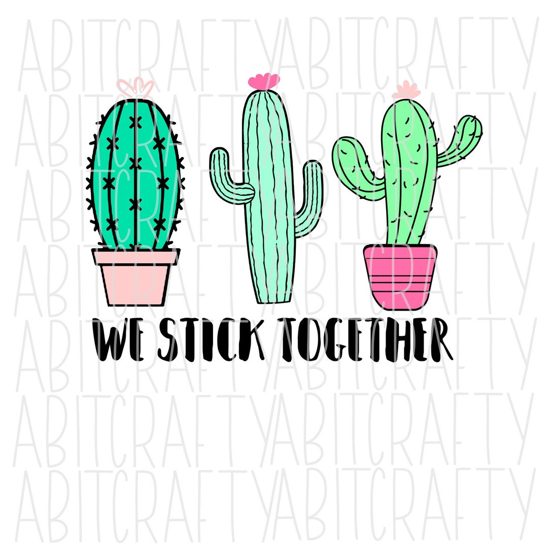 Cactus - Stick Together/school Design/grade Level Team/svg/png ...