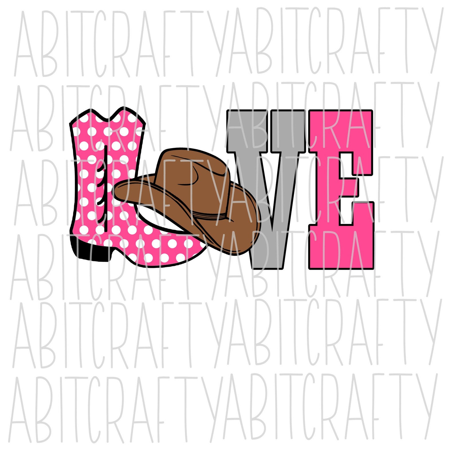 LOVE Rodeo SVG PNG Sublimation Digital Download Cricut | Etsy