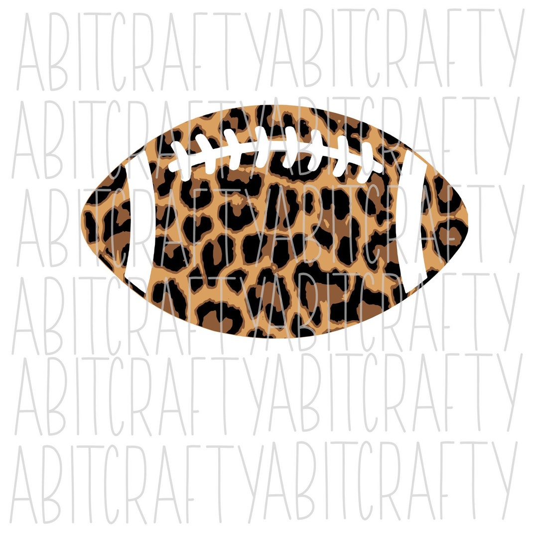 Leopard Football SVG, PNG, JPEG Sublimation, Digital Download- Fully ...