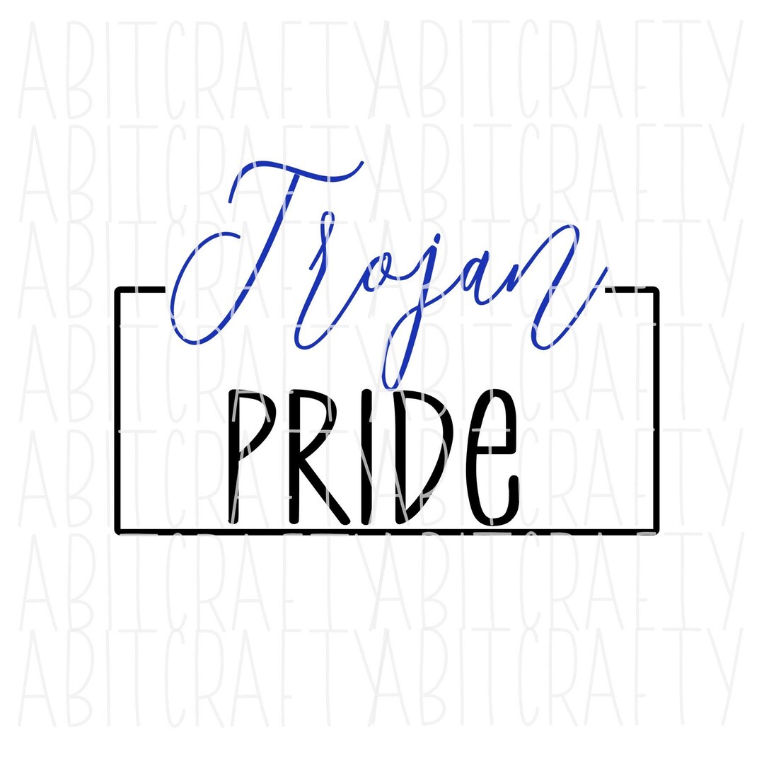 Trojan Pride Mascot Svg, Png, Sublimation, Digital Download - Etsy