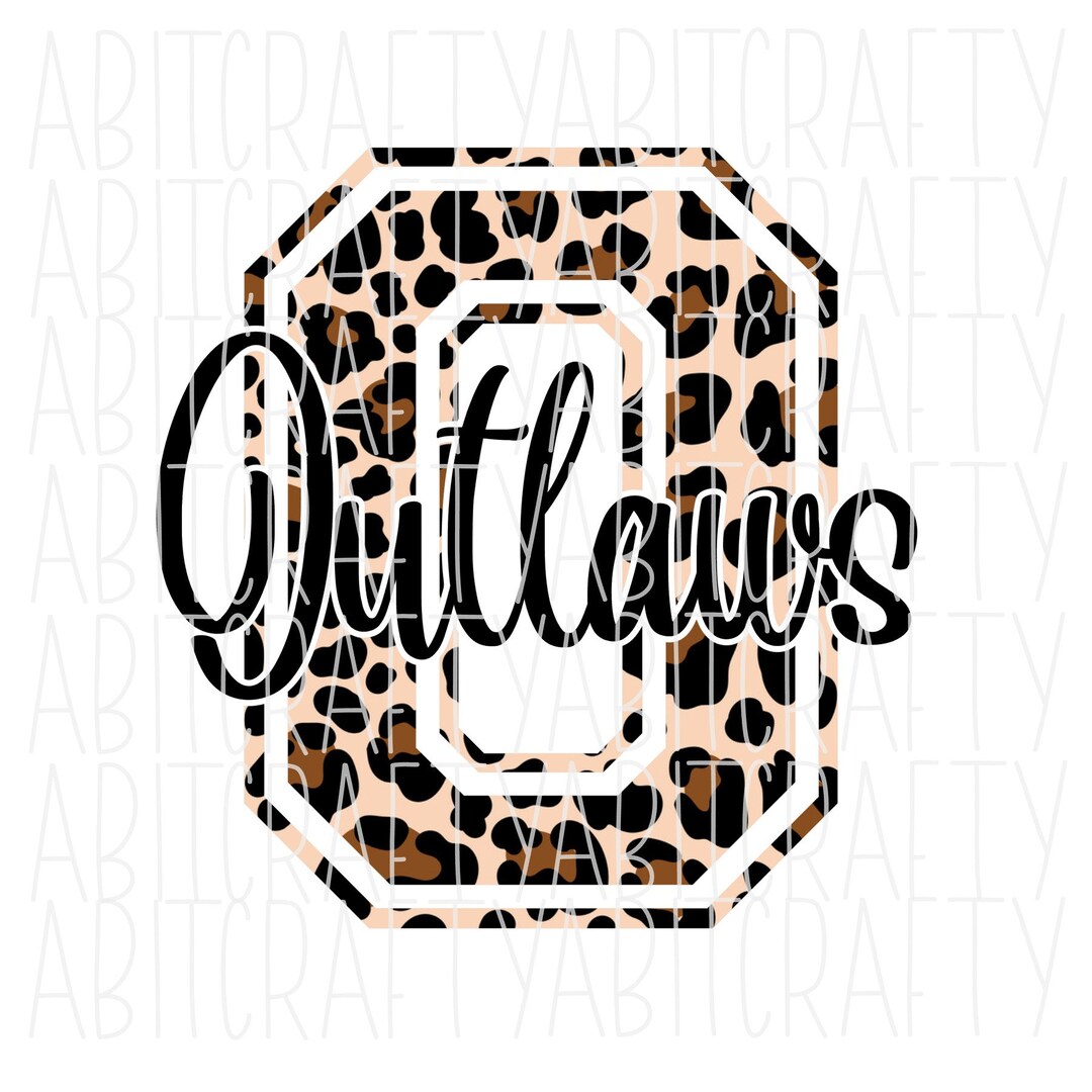 Outlaws Mascot/outlaws Sublimation/back to School Png/mascot/digital ...