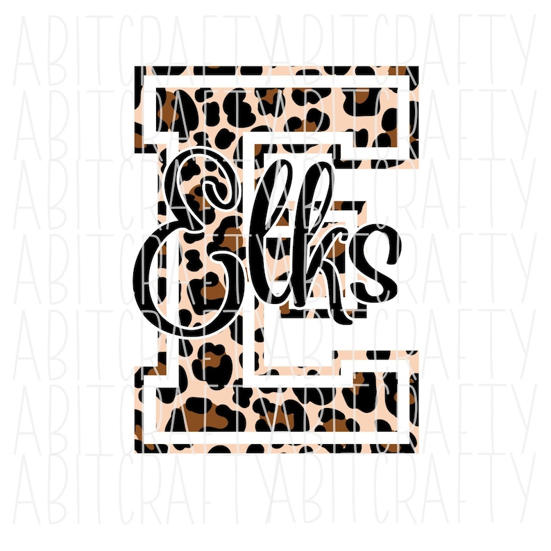 Leopard Elks Design/back to School/mascor Png/sublimation, Digital ...