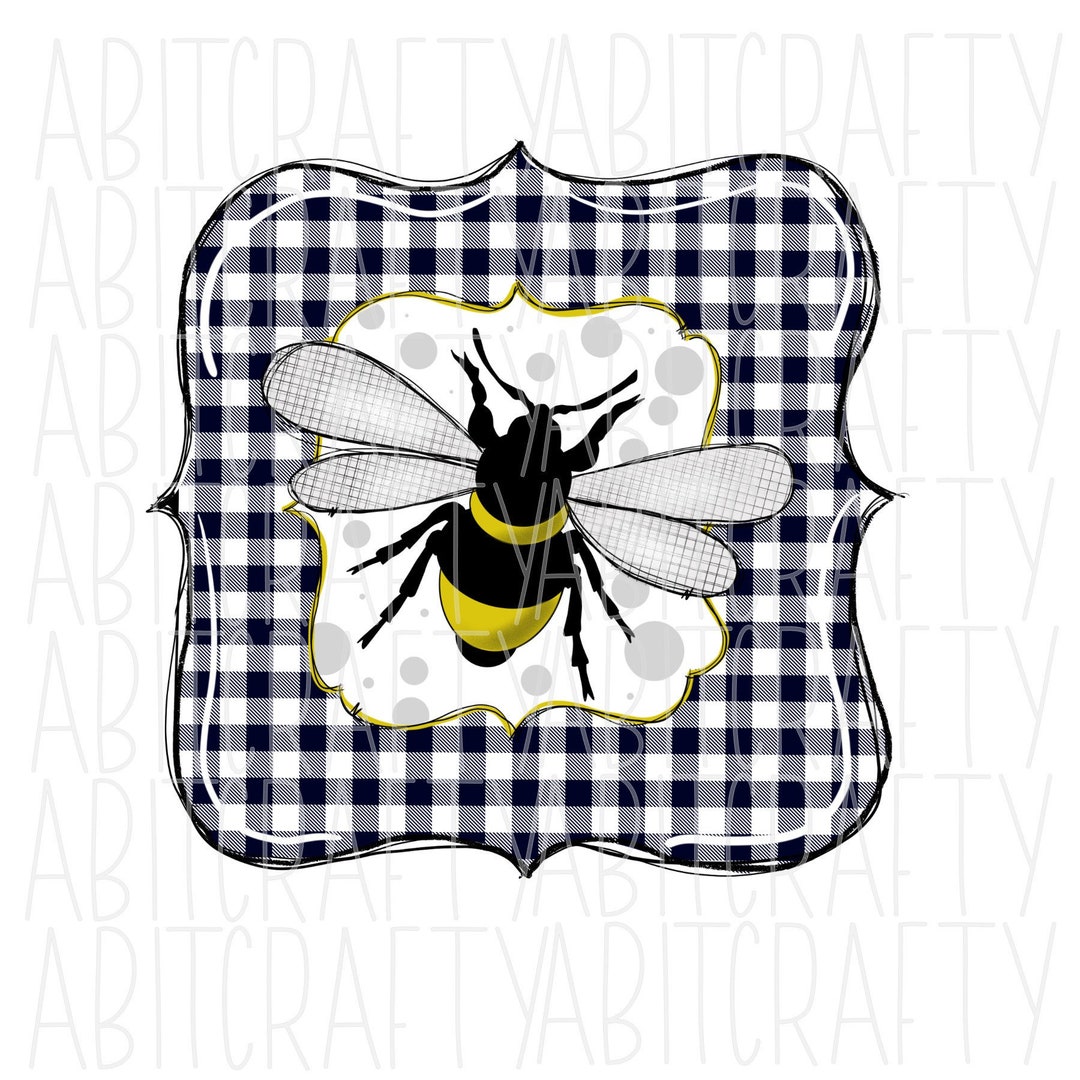 Bee Frame/spring/ PNG/ Sublimation, Digital Download- Hand Drawn - Etsy