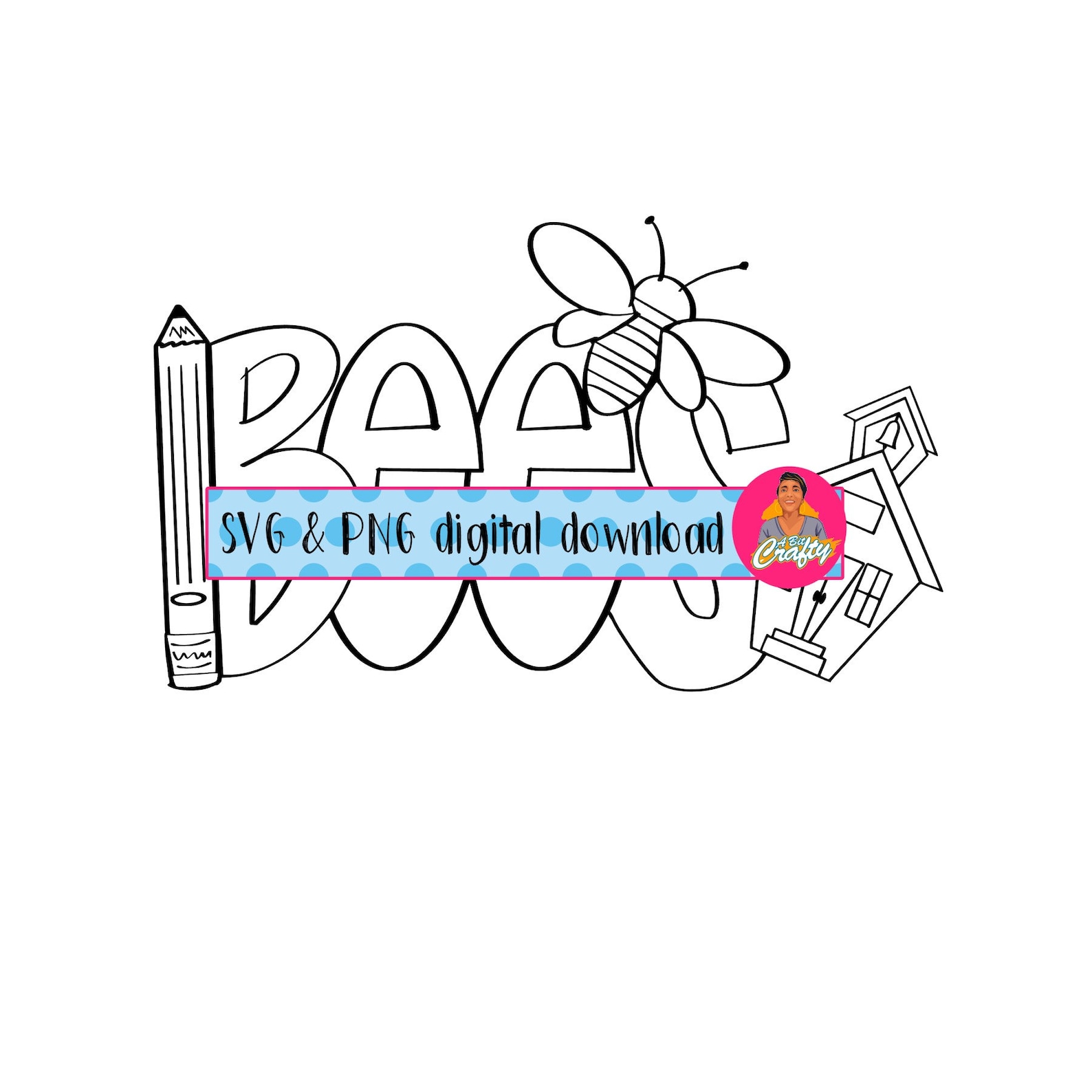 Bees Mascot Svg, Png/mascot/digital Download/sublimation - 2 Versions ...